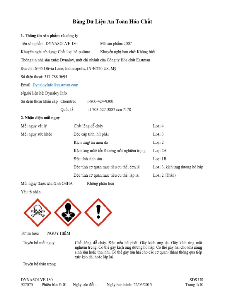 Dynasolve 180 (V) | PDF