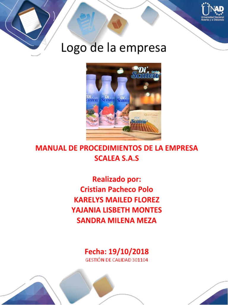 6-Plantilla para Manual de Procedimientos | PDF | Servicio al Cliente ...