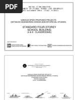 DPWH Standard Three-Storey Building | PDF | Building Engineering ...