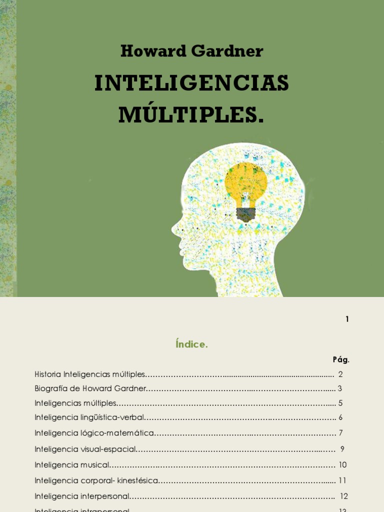Inteligencias Múltiples.: Howard Gardner | Ciencias del comportamiento ...