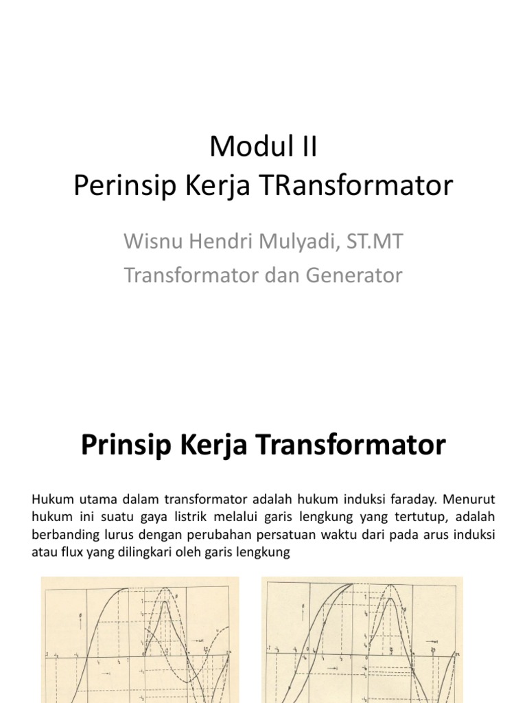 Prinsip Kerja Transformator Listrik | PDF