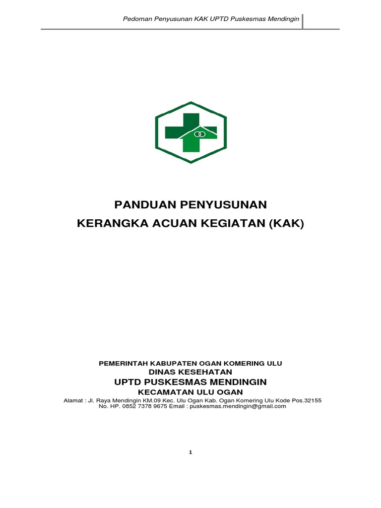 Panduan Penyusunun SK, Sop, Kak | PDF