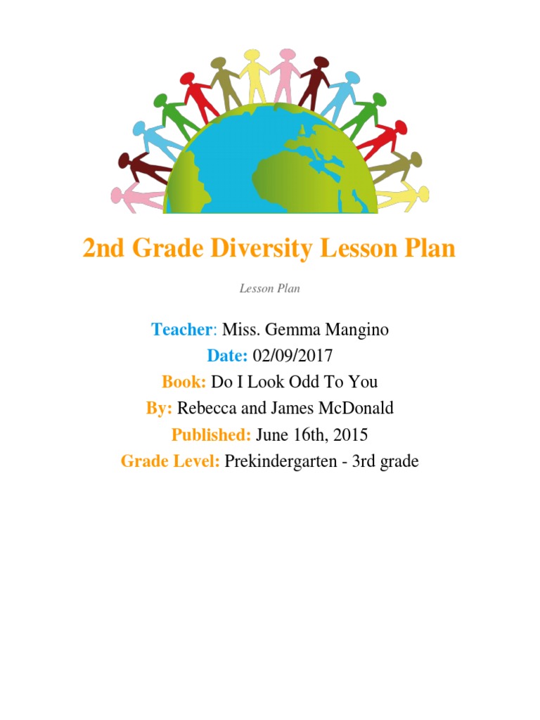 Preschool Diversity Lesson Plan | PDF | Pedagogy | Behavior Modification