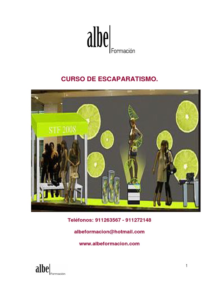 Modulo 3 - Escaparatismo PDF | PDF | Diseño | Cliente