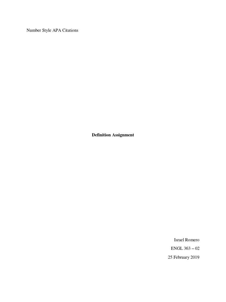 Definition Assignment | PDF | Chemical Synapse | Neuron