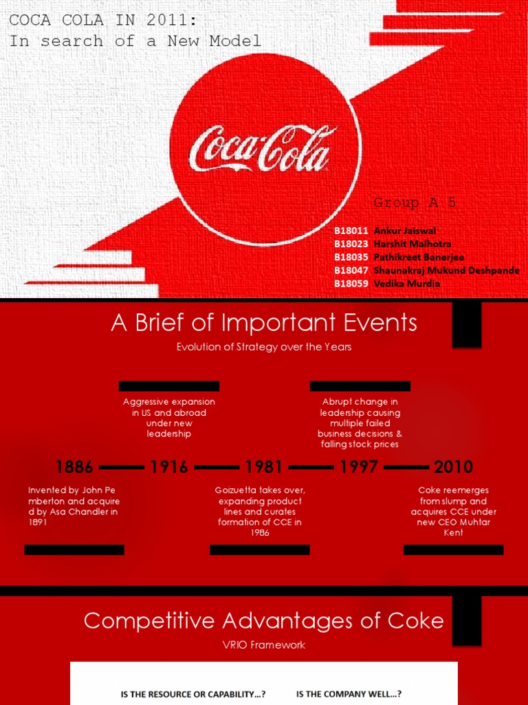 Coca Cola in 2011: in Search of A New Model | PDF | Coca Cola | Brand
