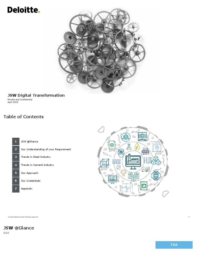 JSW - Digital Transformation - v0.3 | PDF | Strategic Management ...