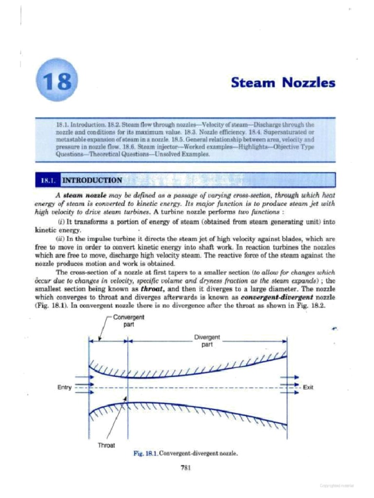Chapter 1 Steam Nozzles | PDF