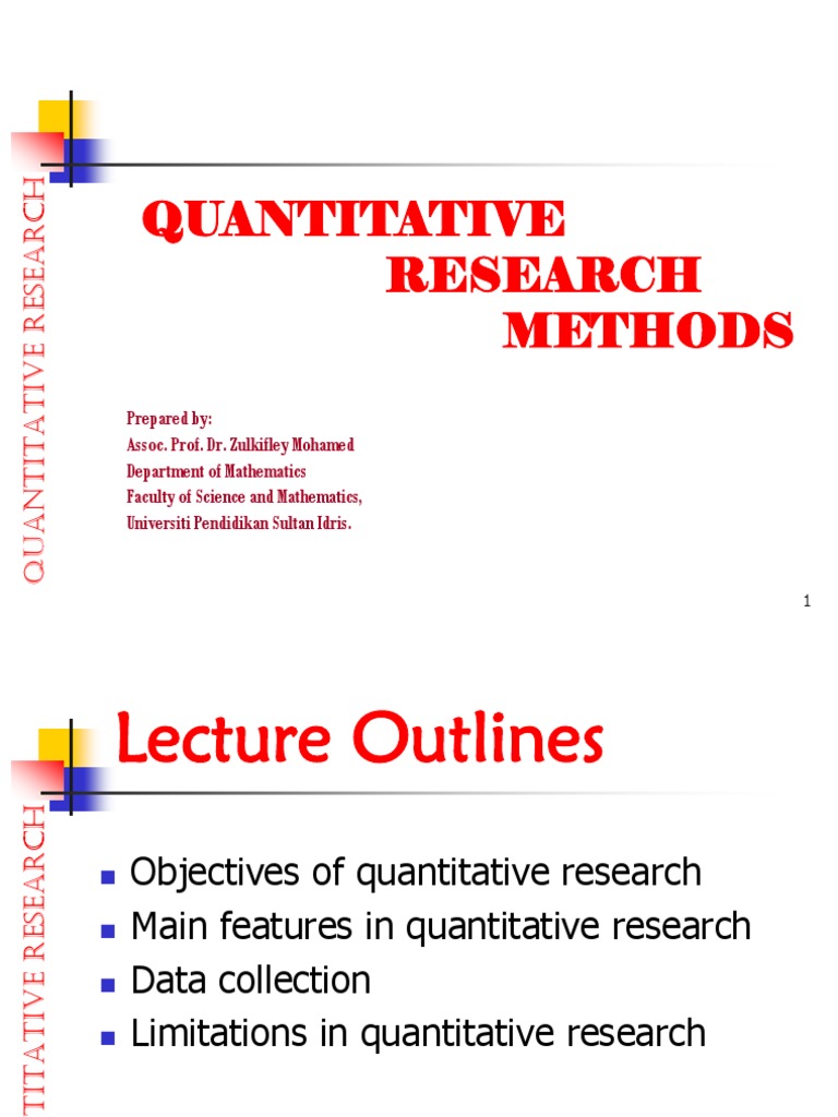 QRM - Nota 1 | PDF | Quantitative Research | Scientific Method