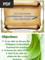 Philippine Teacher Standards Guide | PDF | Educational Technology ...