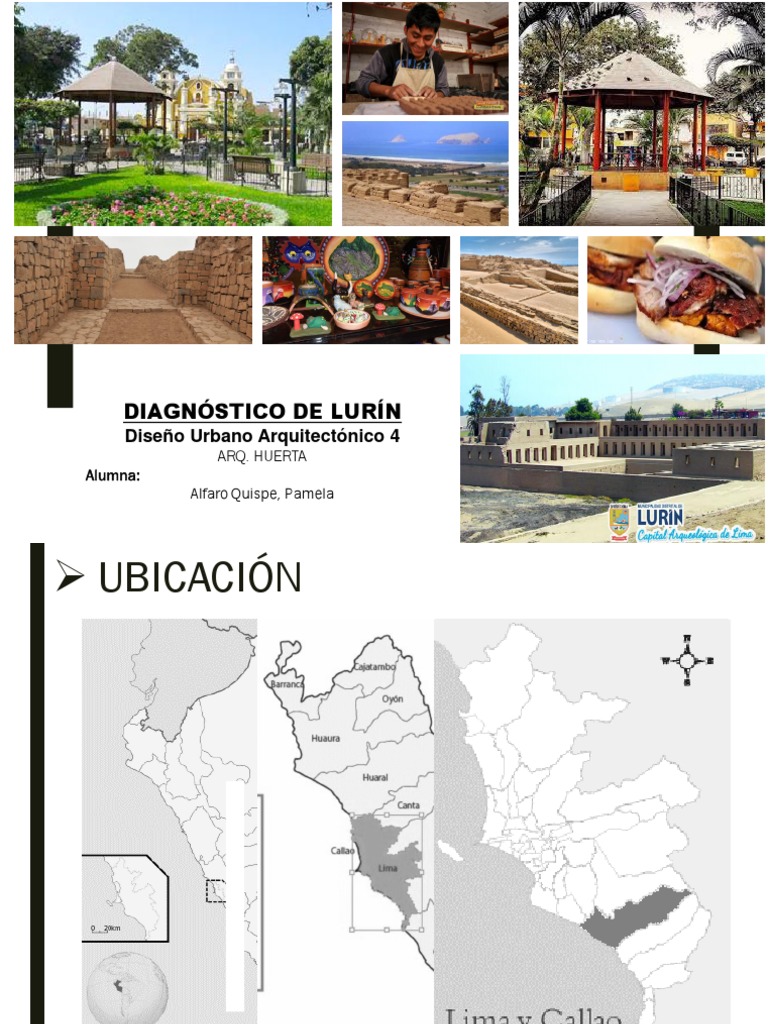 Diagnóstico De Lurín: Diseño Urbano Arquitectónico 4 | Herida | Lima