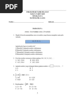 Math Form 1 (UASA 2024) | PDF