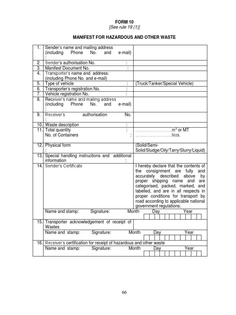 Form 10 | PDF | Pollution | Transport