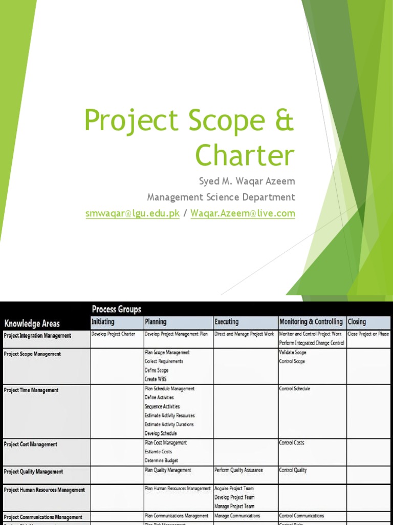 Project Scope Management | PDF | Expert | Project Management