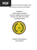COA Circular 97-002: Cash Advance Rules | PDF | Expense | Receipt