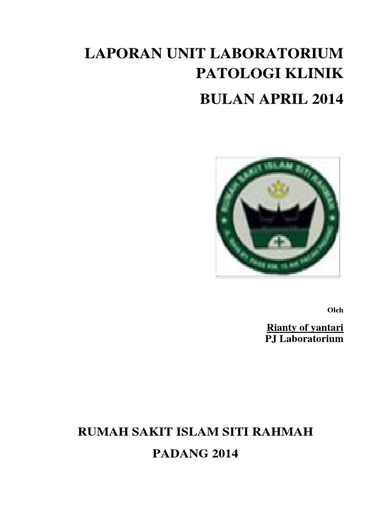 Laporan Bulanan Unit Laboratorium | PDF