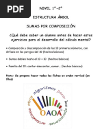 Ficha Oaoa 15 - La Resta Por El Método Del Árbol (Parte 01) | PDF