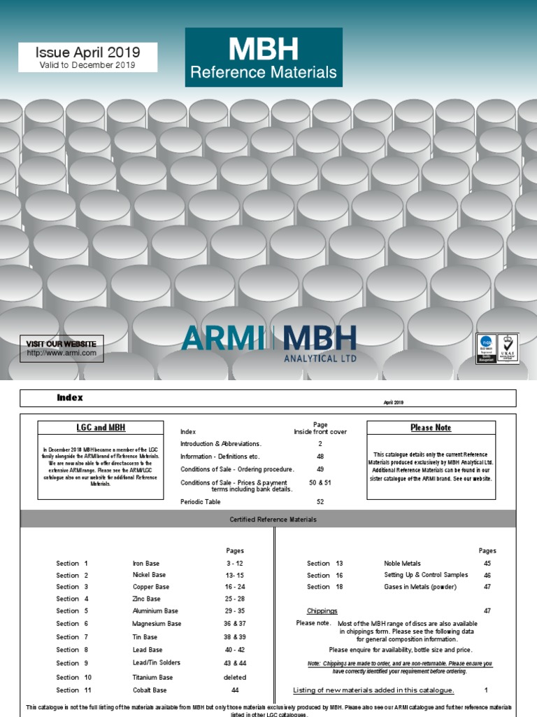 MBH Catalogue 2019 | PDF | Metals | Stainless Steel