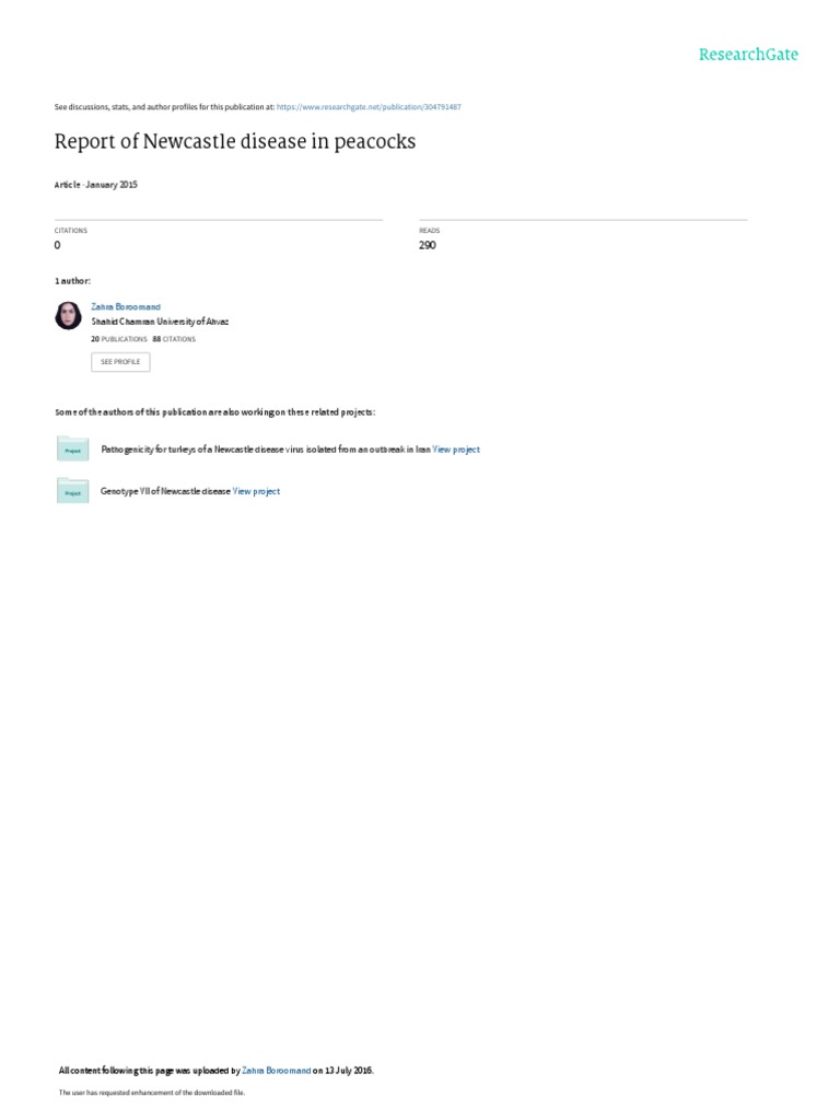 ND Report | PDF | Primer (Molecular Biology) | Polymerase Chain Reaction