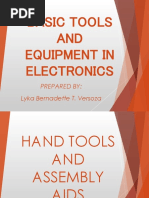 Basic Electronic Tools & Equipment | PDF | Screw | Tools