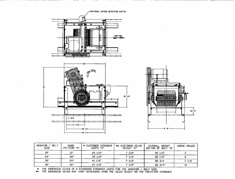 Aerator Drawing | PDF