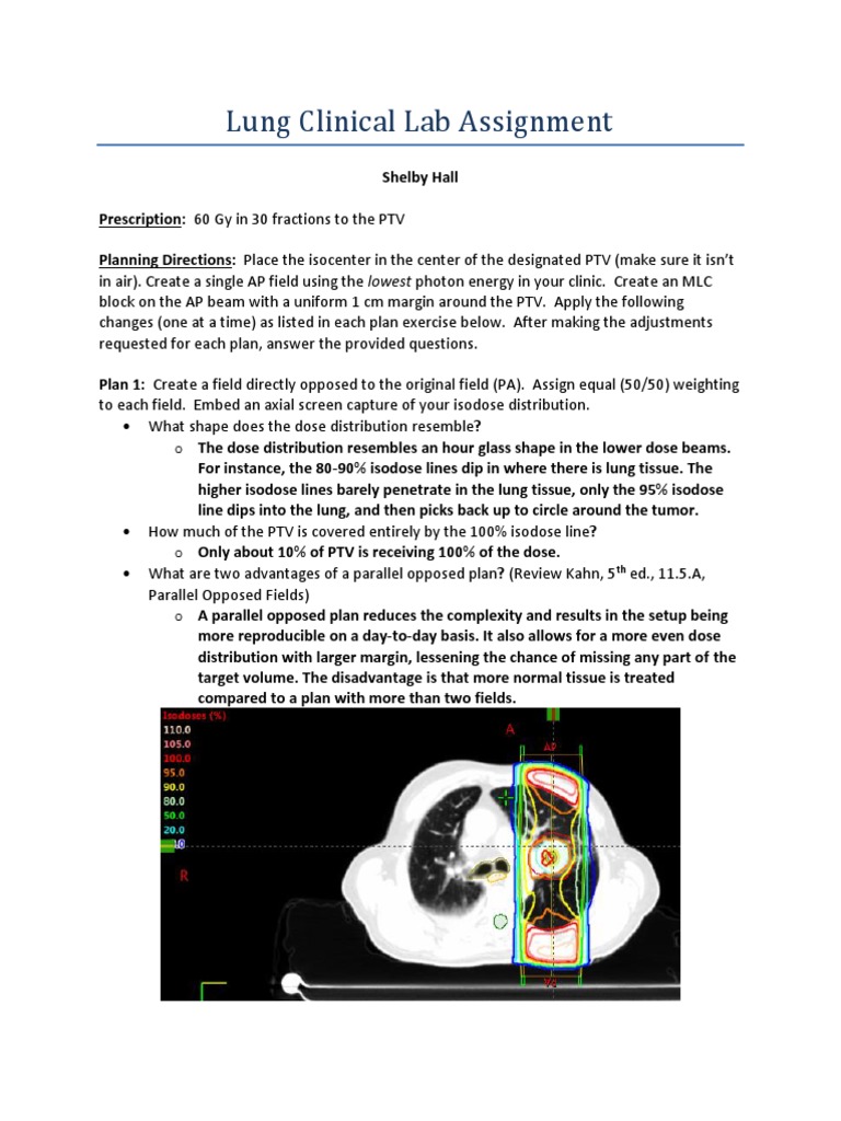 Lung Clinical Lab Assignment | PDF | Applied And Interdisciplinary ...