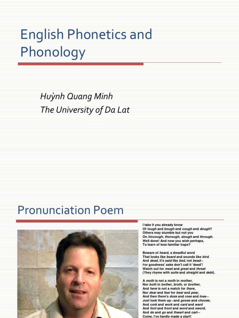 English Phonetics and Phonology | PDF | Syllable | Vowel