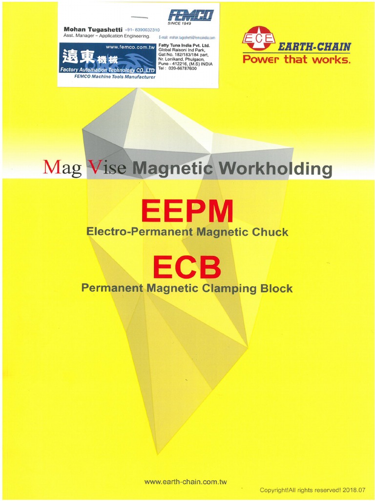 Earth Chain Magnetic Chucks | PDF