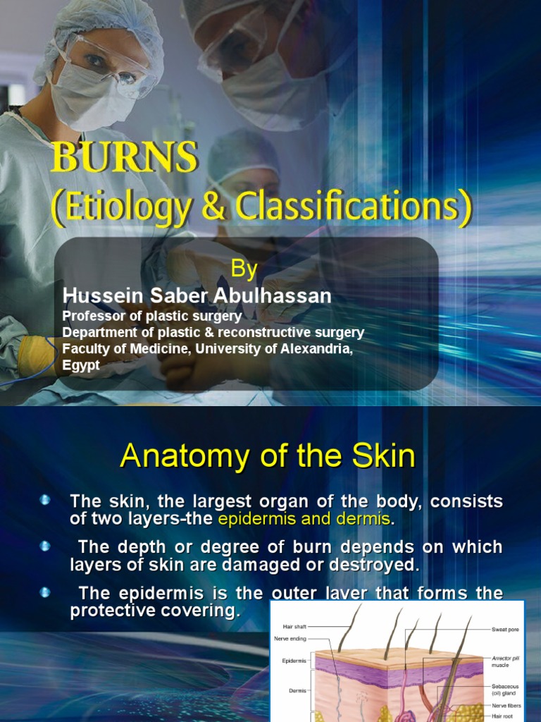 Burns Etiology Classification Pdf Burn Skin