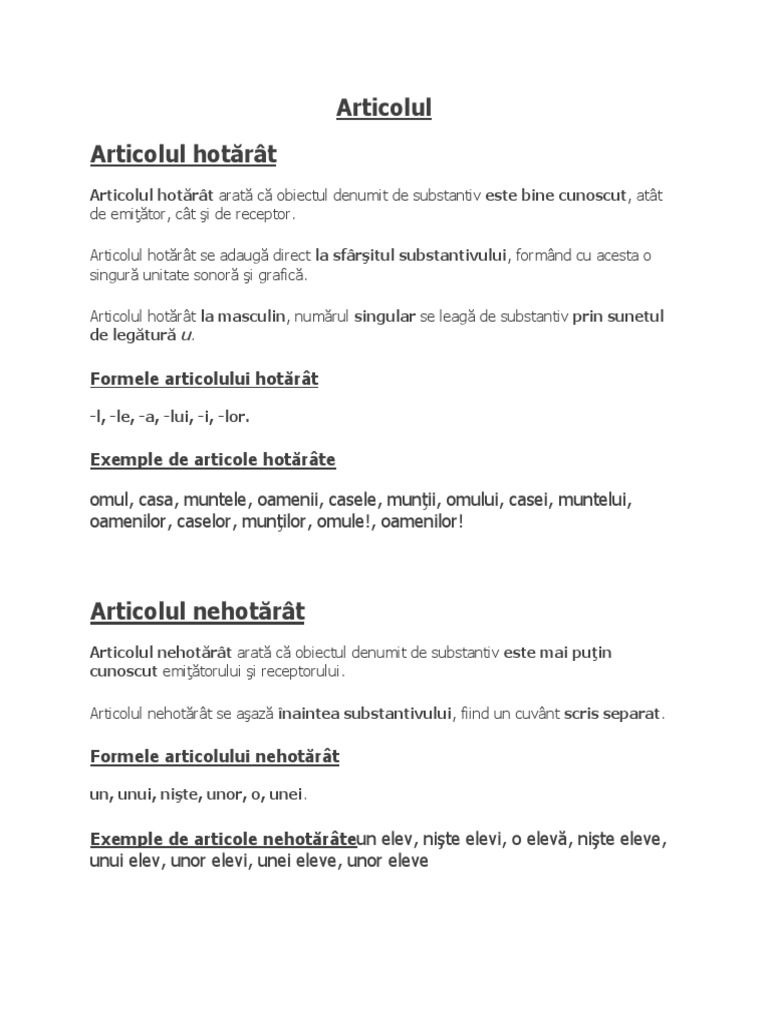 Articolul | PDF