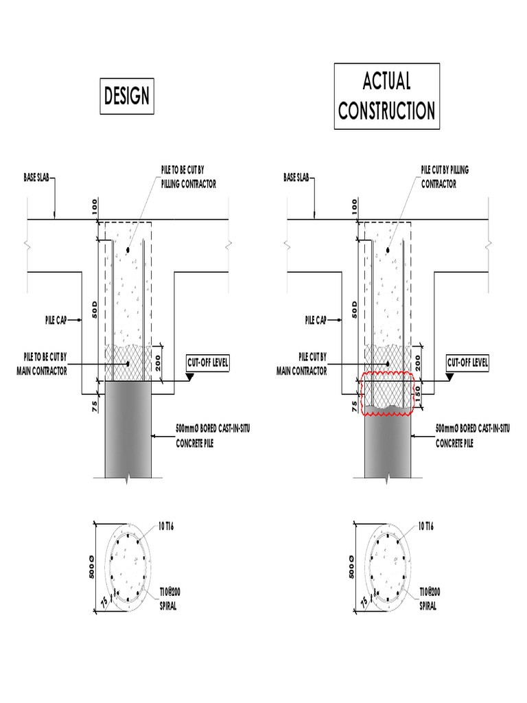 Drawing1 Model | PDF | Deep Foundation | Architectural Elements