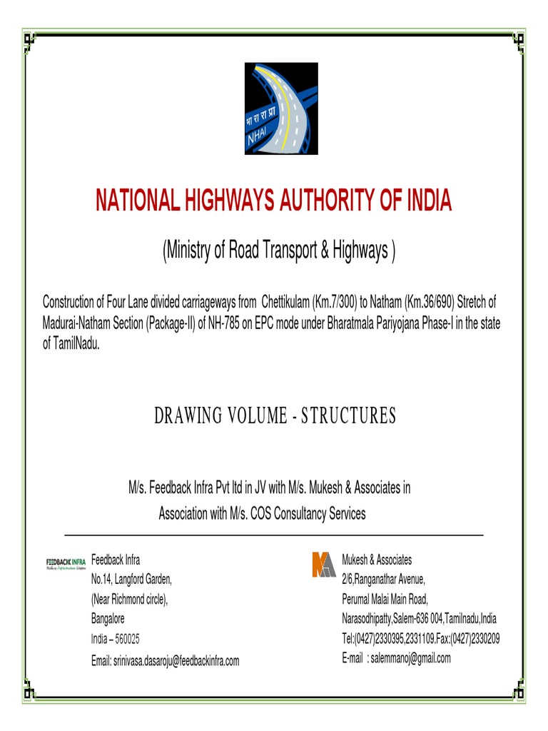Revised Structure Drawings P2 PDF | Download Free PDF | Transport Infrastructure | Road Transport