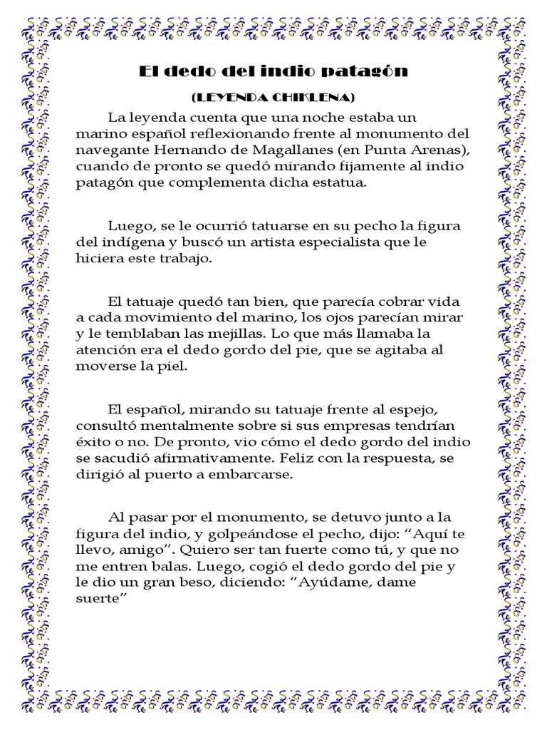 El Dedo Del Indio Patagón | PDF