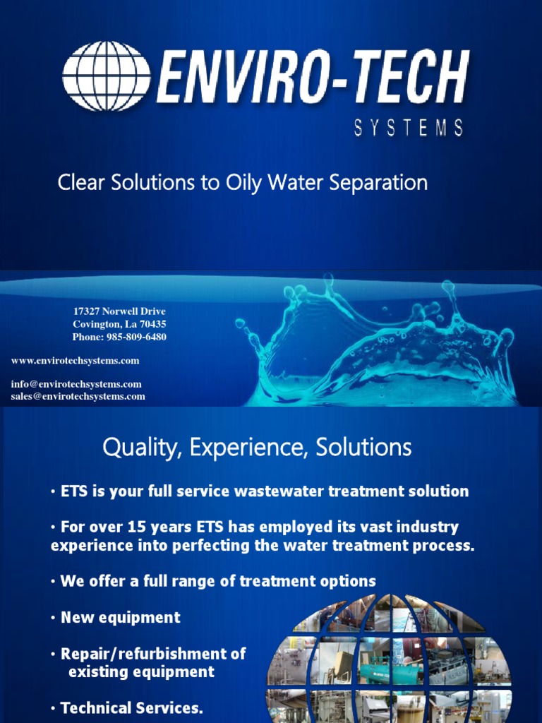 Water Treatment Presentation (WEMCO vs. Enviro-Cell) .PPSX | PDF ...