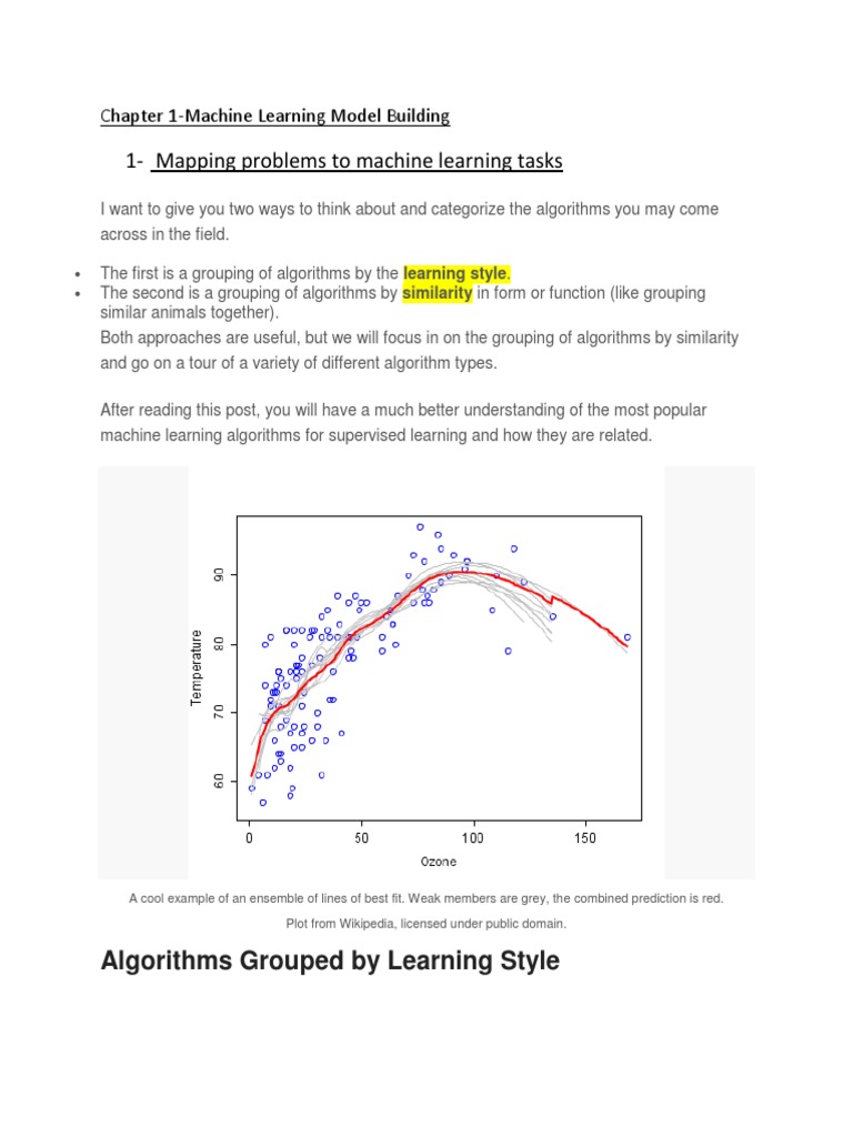1-Mapping Problems To Machine Learning Tasks | Download Free PDF ...
