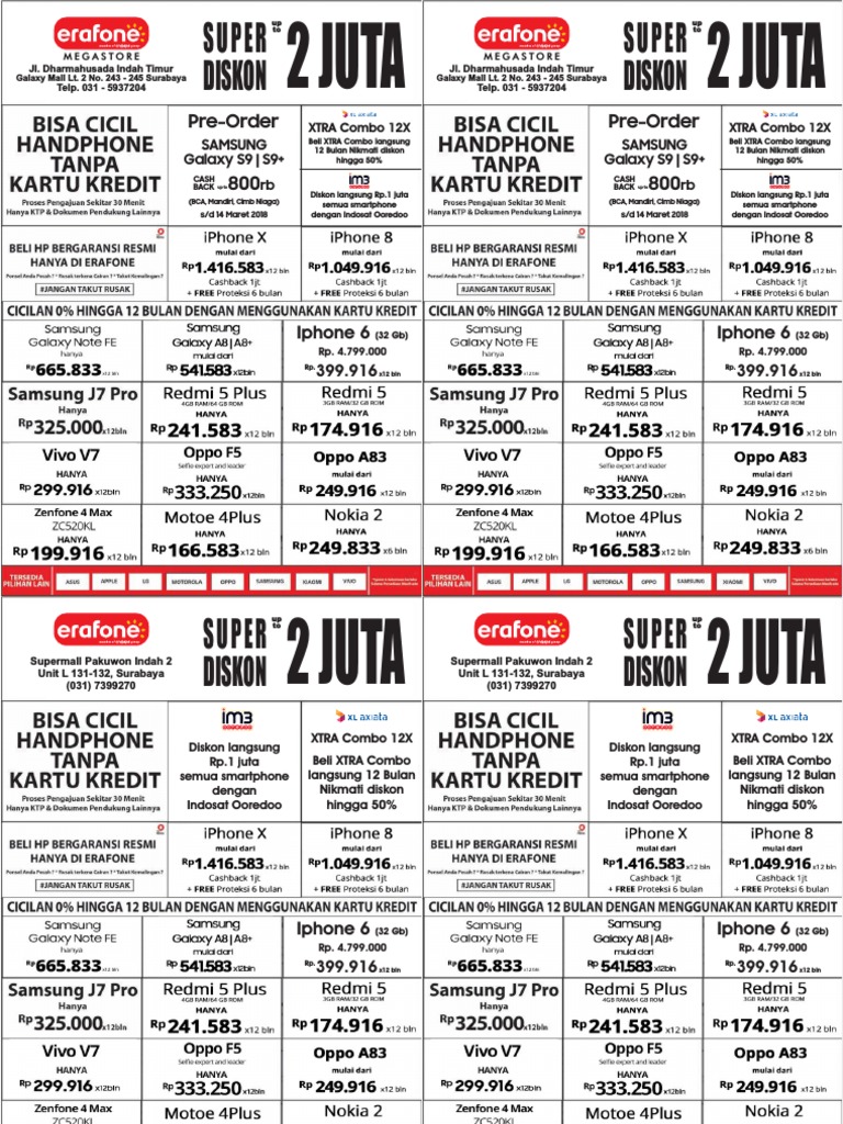 Super Diskon Super Diskon: 2 Juta 2 Juta | PDF | Personal Computing ...