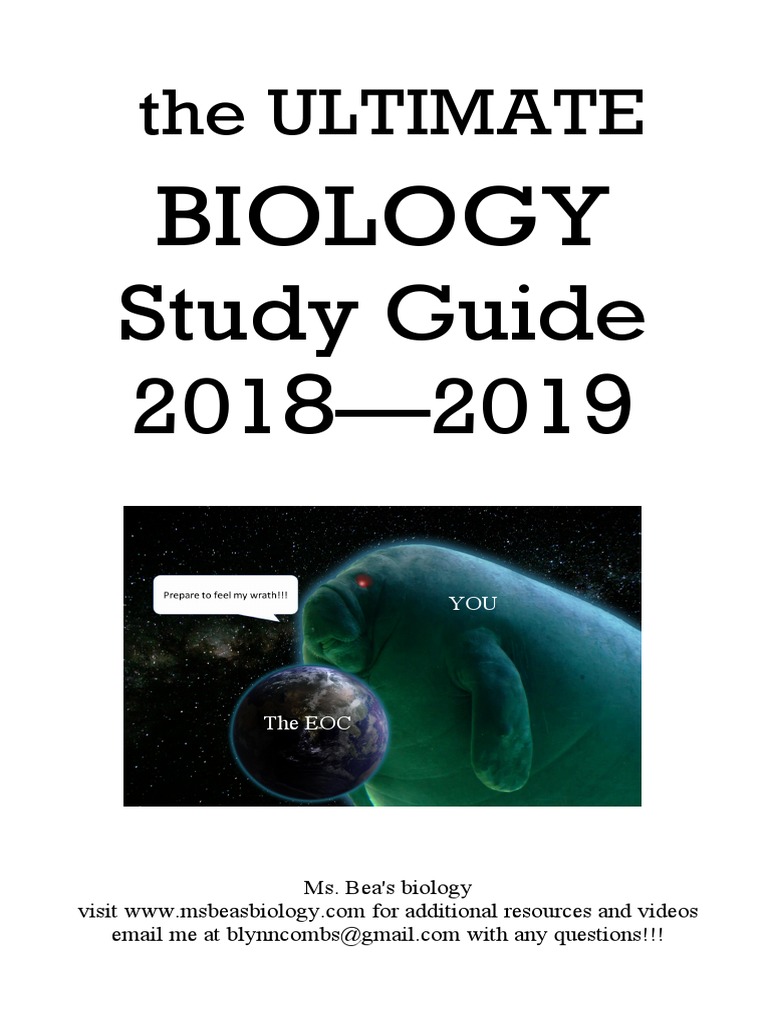 Bio Eoc Ultimate Studyguide | PDF | Dominance (Genetics) | Zygosity