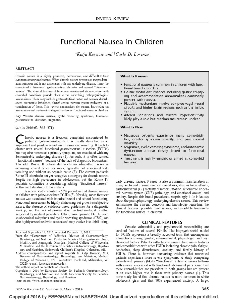Functional | PDF | Nausea | Indigestion