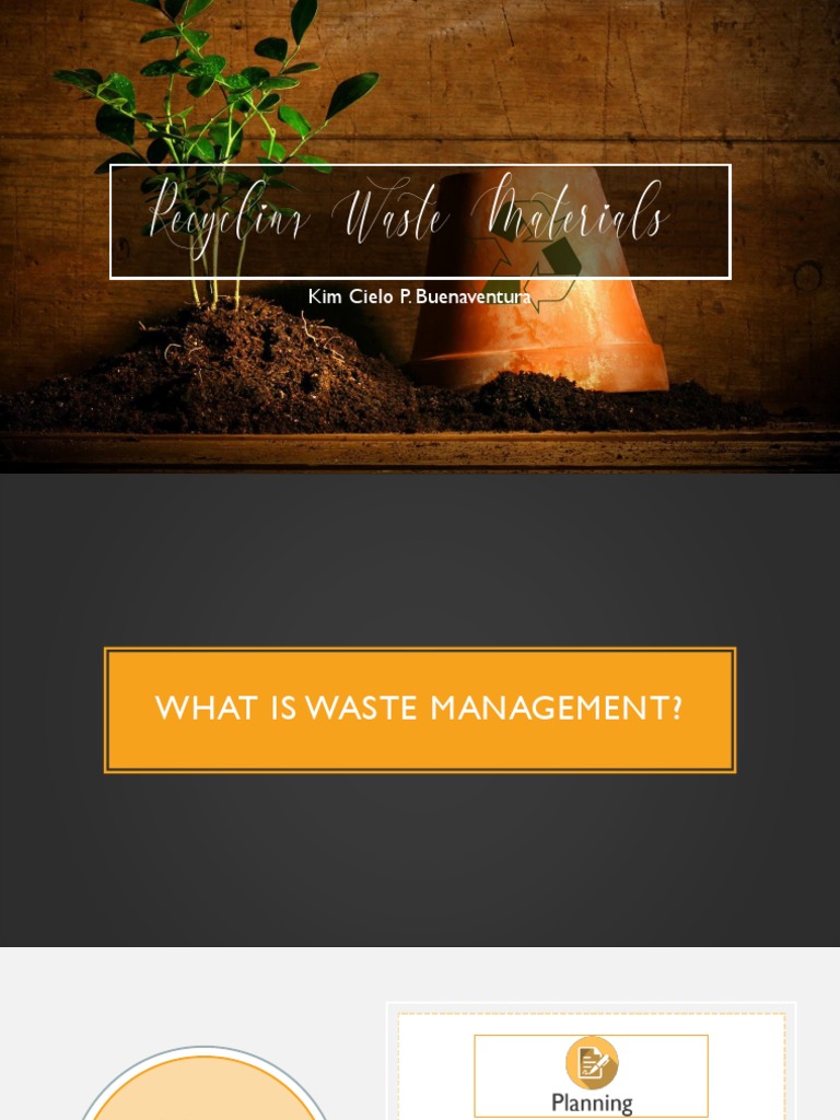 PowerPoint Presentation - Grade 6 (TLE) | PDF | Recycling | Economy And ...