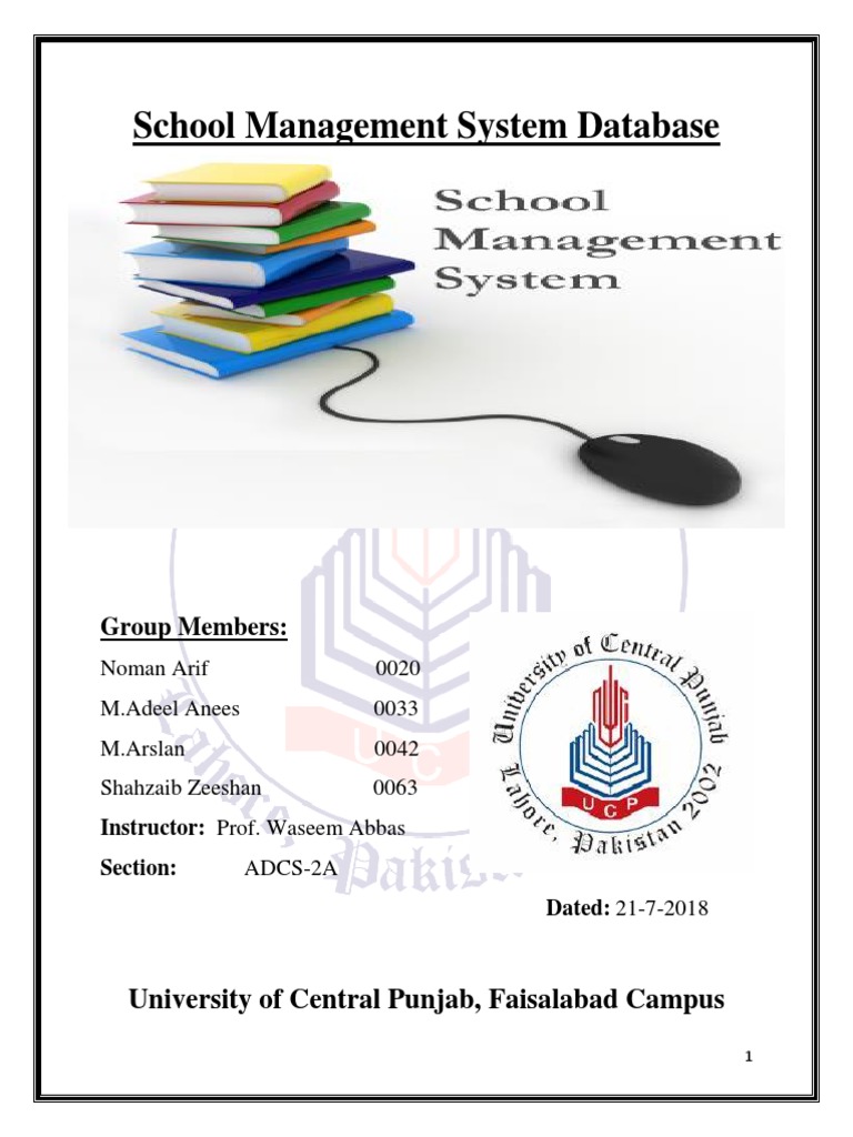 School Managment System | PDF | Microsoft Access | Databases