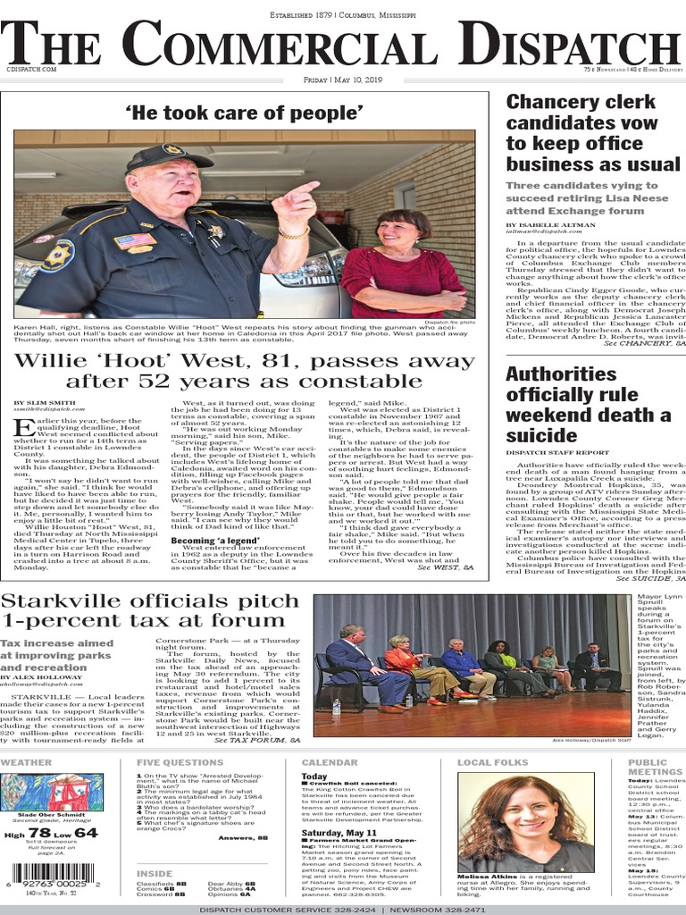 Commercial Dispatch Eedition 5-10-19 | PDF | United States Postal ...