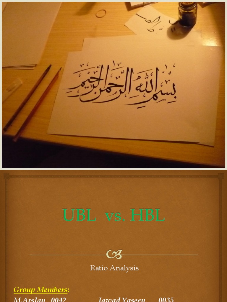 UBL Vs HBL | PDF | Net Income | Equity (Finance)