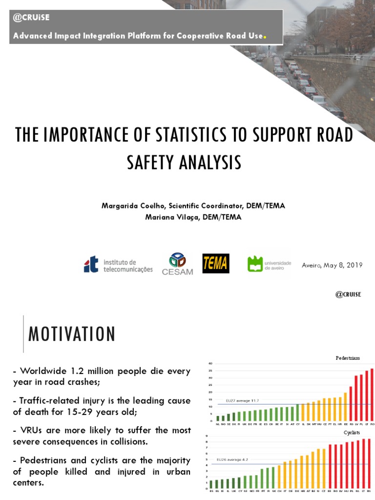 The Importance of Statistics To Support Road Safety Analysis | PDF ...