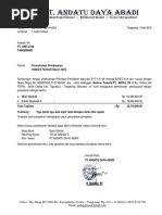 Surat Permohonan Pengembalian Dana | PDF