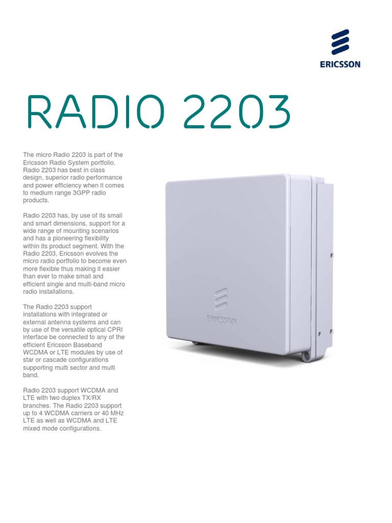 R2203 PDF | PDF | Radio | Lte (Telecommunication)
