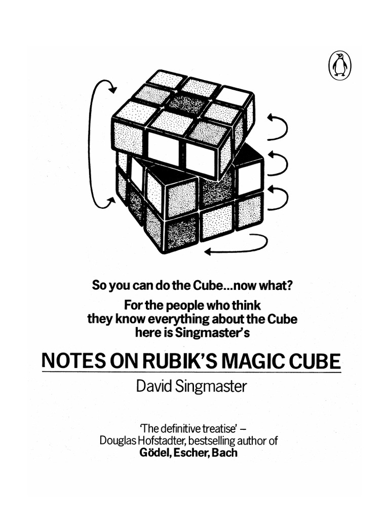 David Singmaster - Notes On Rubik's Magic Cube (Penguin 1981) PDF | PDF