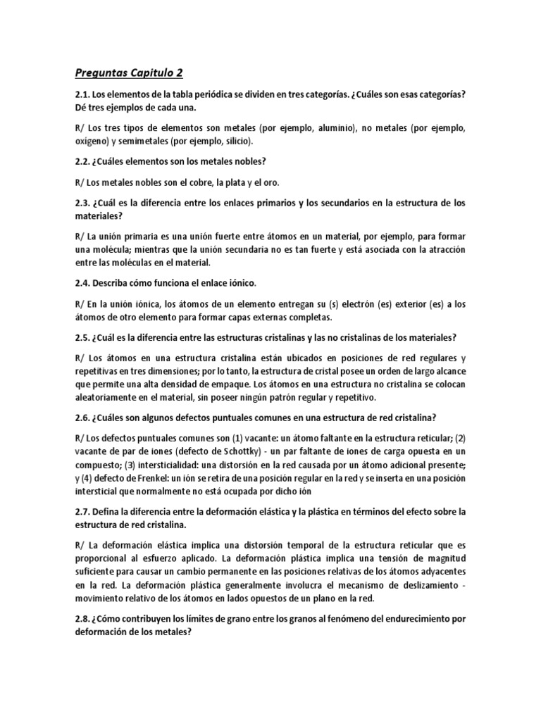 Preguntas Procesos | PDF | Acero | Rieles