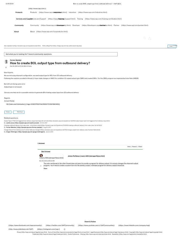 IDoc Basics For Functional Consultants | Download Free PDF | Web 2.0 ...