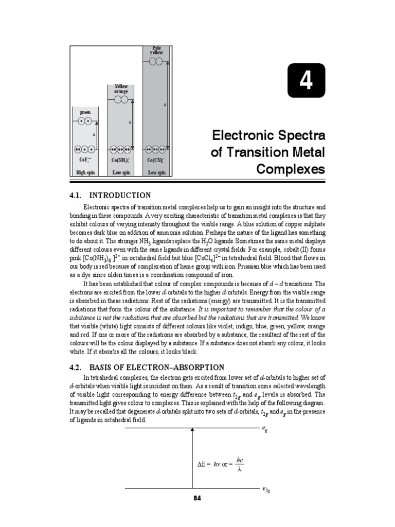 Electron Spectra PDF | PDF | Atomic Orbital | Electron Configuration