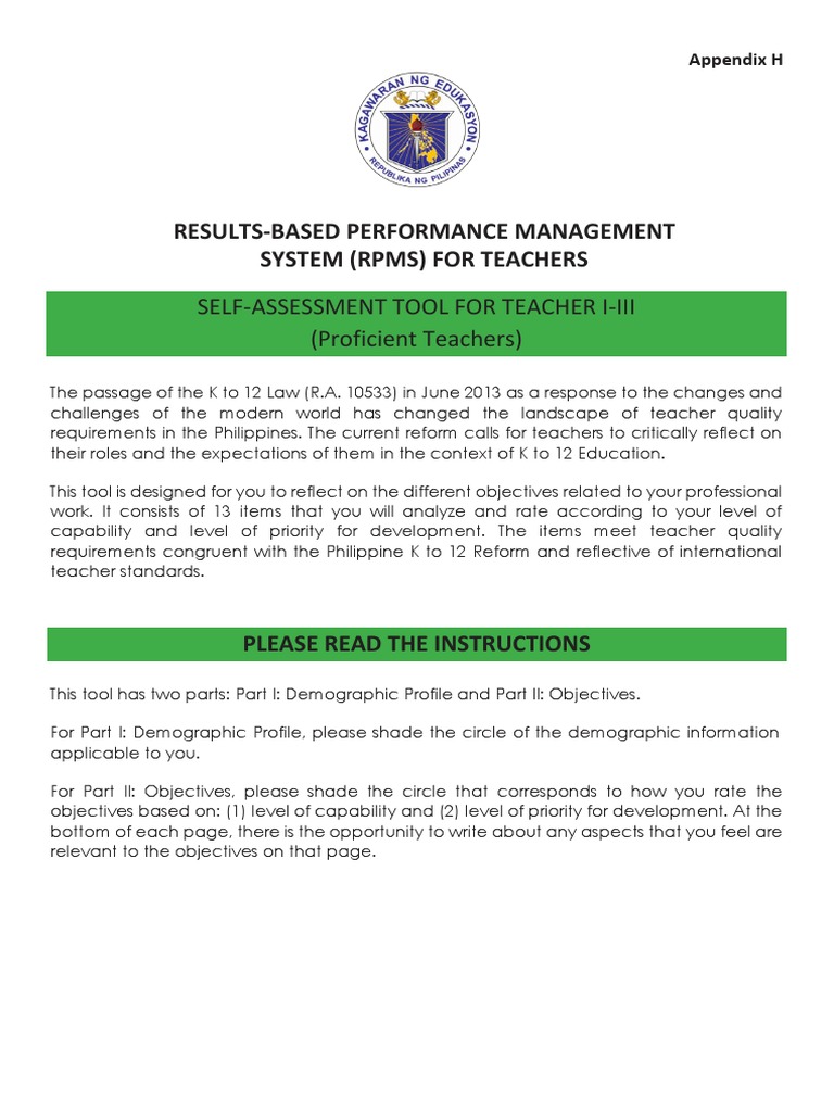 Sat-Rpms T-I - T-Iii 05/11/2019 | PDF | Educational Assessment | Learning